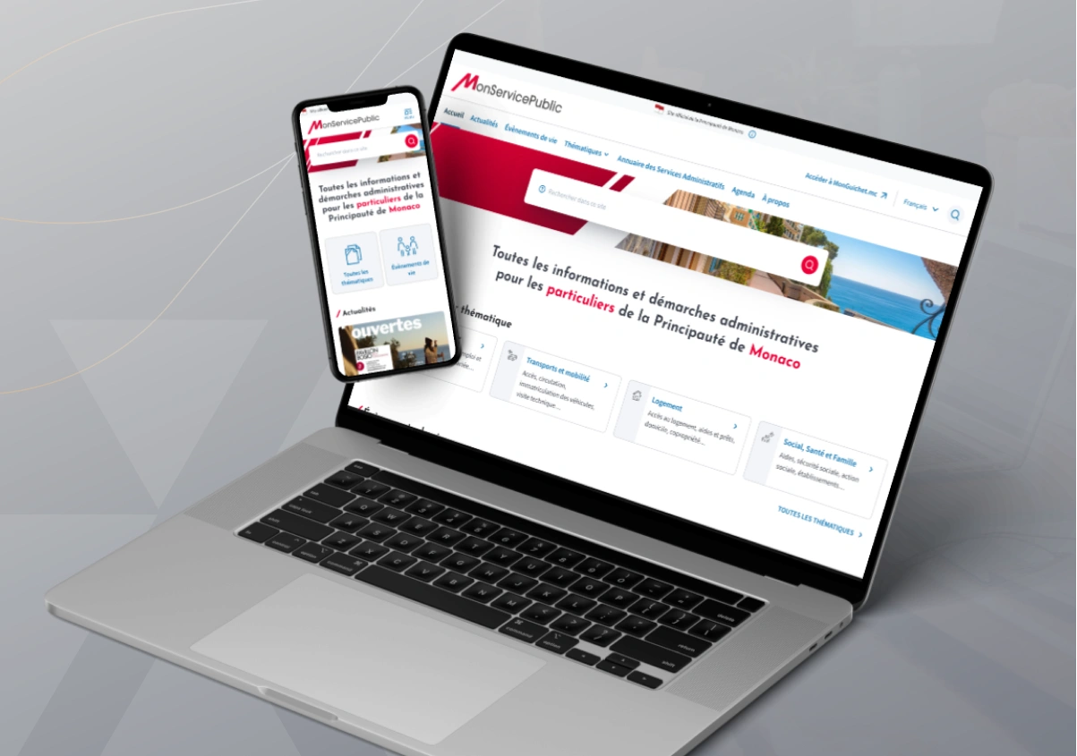Refonte du site des Services Publics de Monaco | Inforca